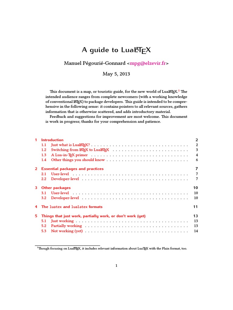 Lualatex PDF | PDF