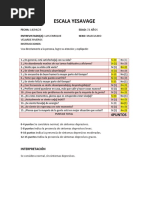 Escala Columbia C-SSRS para Ideación Suicida | PDF