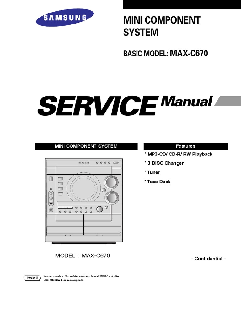 MAX-C670 Samsung | PDF