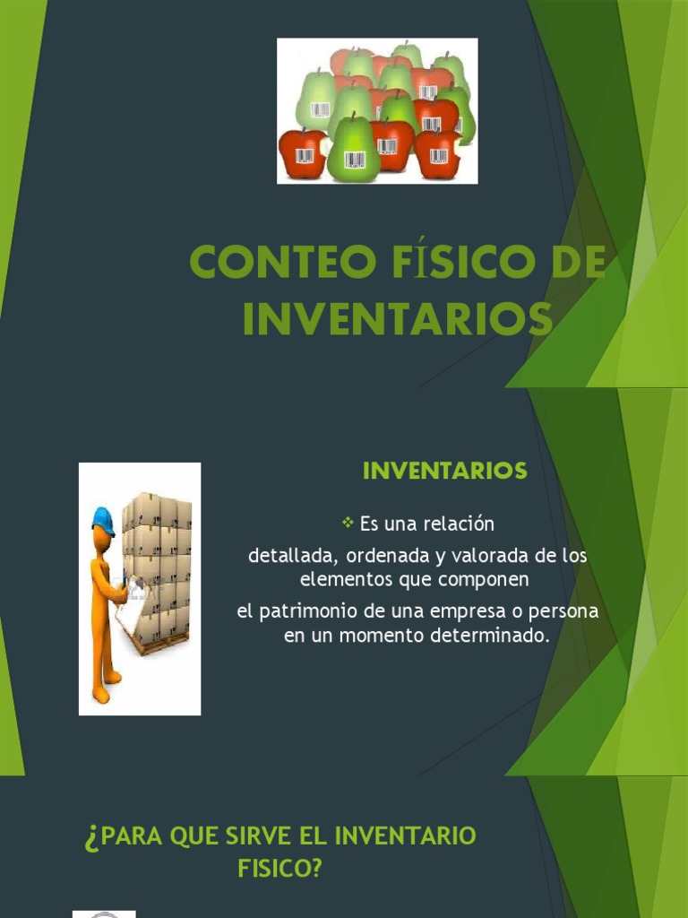diapositivas CONTEO FÍSICO DE INVENTARIOS 05-04-2015 | PDF