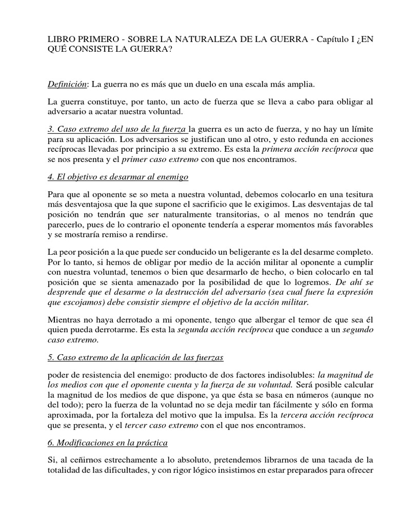 Resumen UD1 - CLAUSEWITZ PDF | PDF | Conocimiento | Teoría