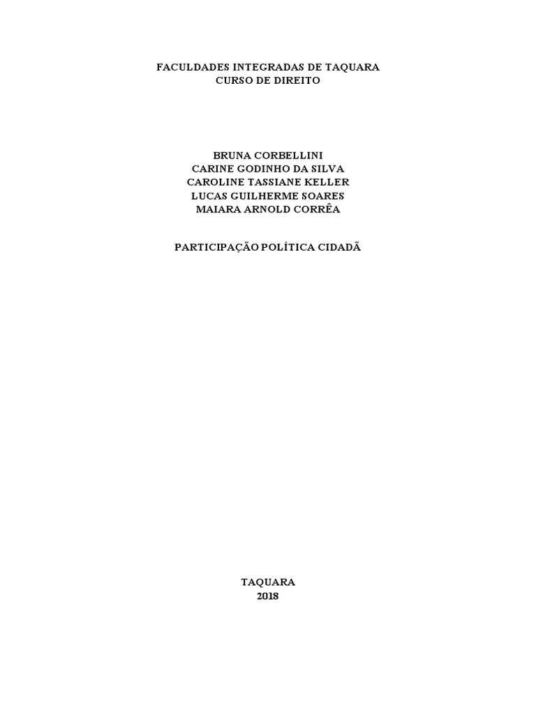 Trabalho de Campo - Veyzon | PDF | Política | Direito