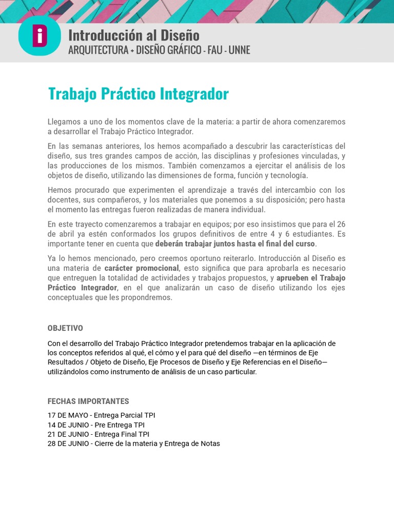 iD - Trabajo Práctico Integrador 2023 | PDF