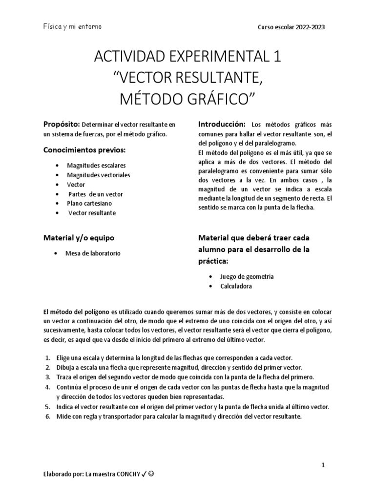 Física Lab PDF | PDF | Vector Euclidiano | Euclides
