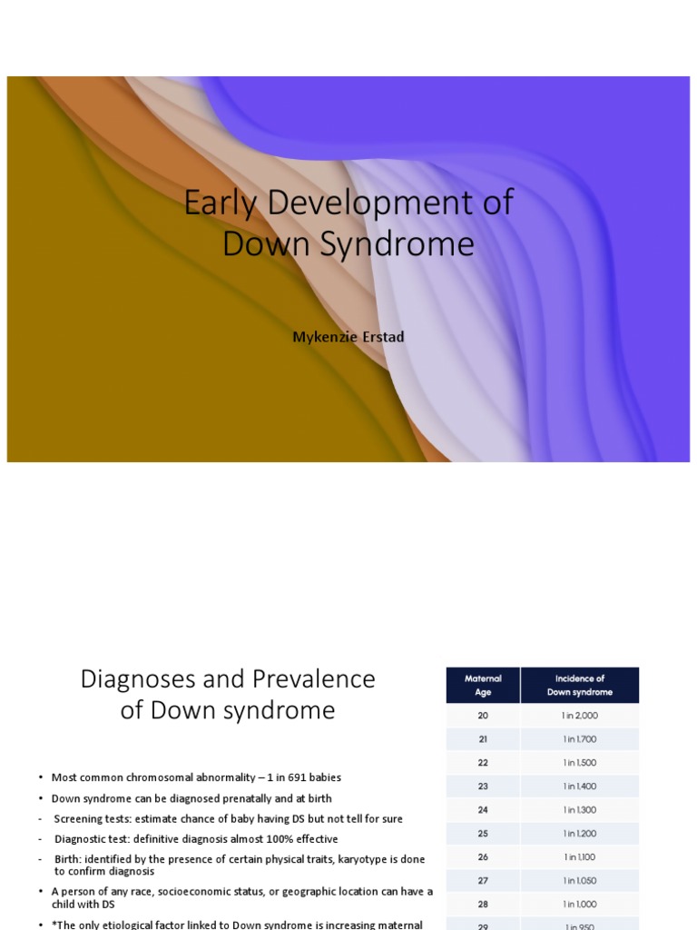Down Syndrome Development | PDF