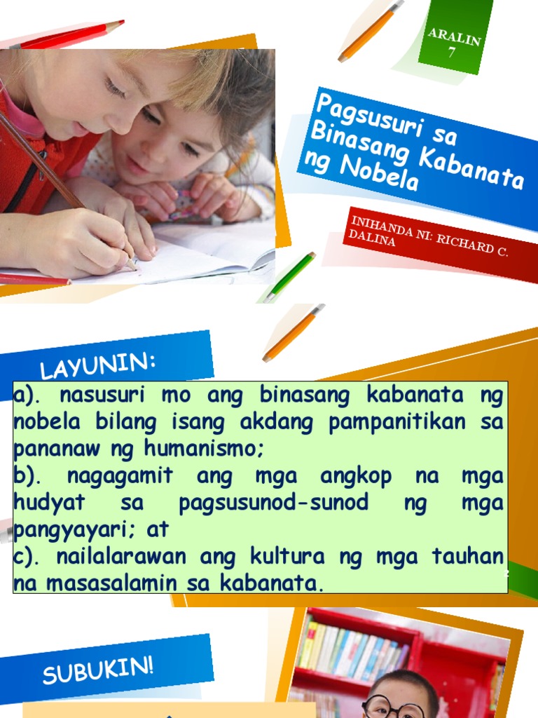Q1 Lesson 5 Nobela | PDF