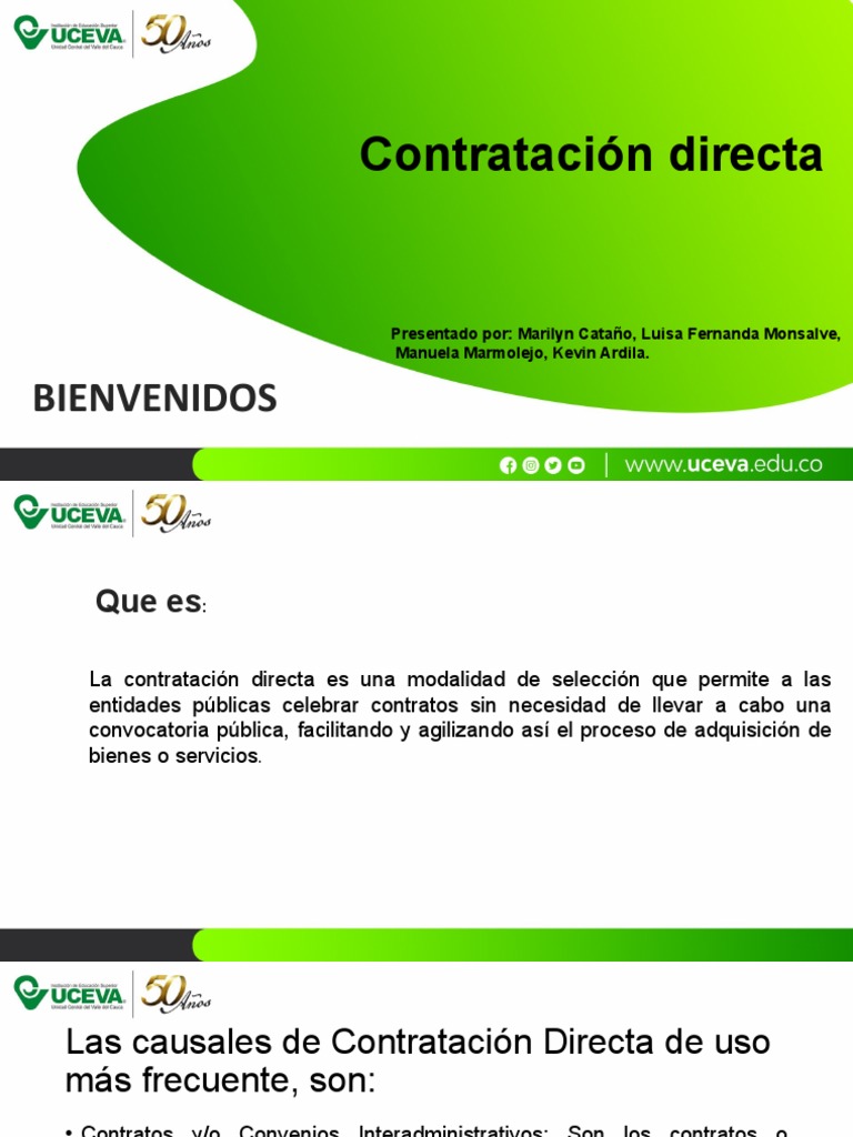 Contratacion Directa | PDF