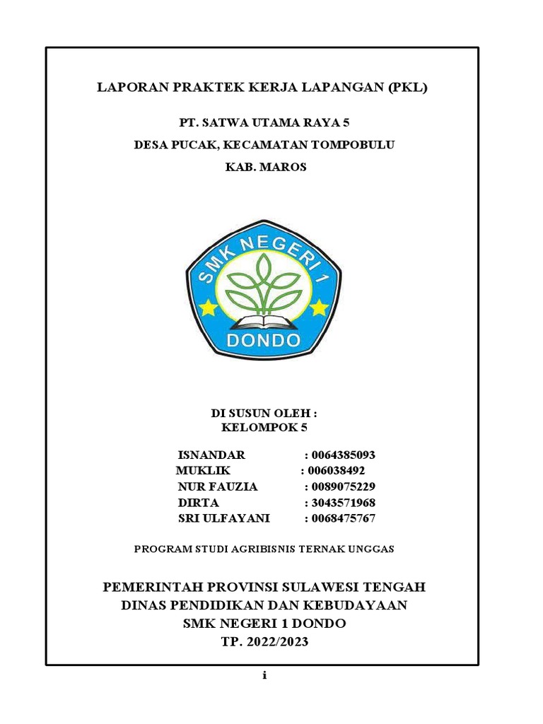 Laporan PKL Agribisnis Ternak Unggas | PDF