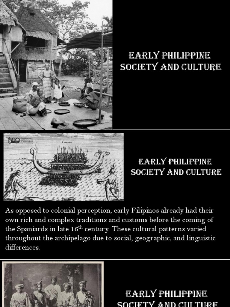 Early Philippine Society and Culture Slides | PDF