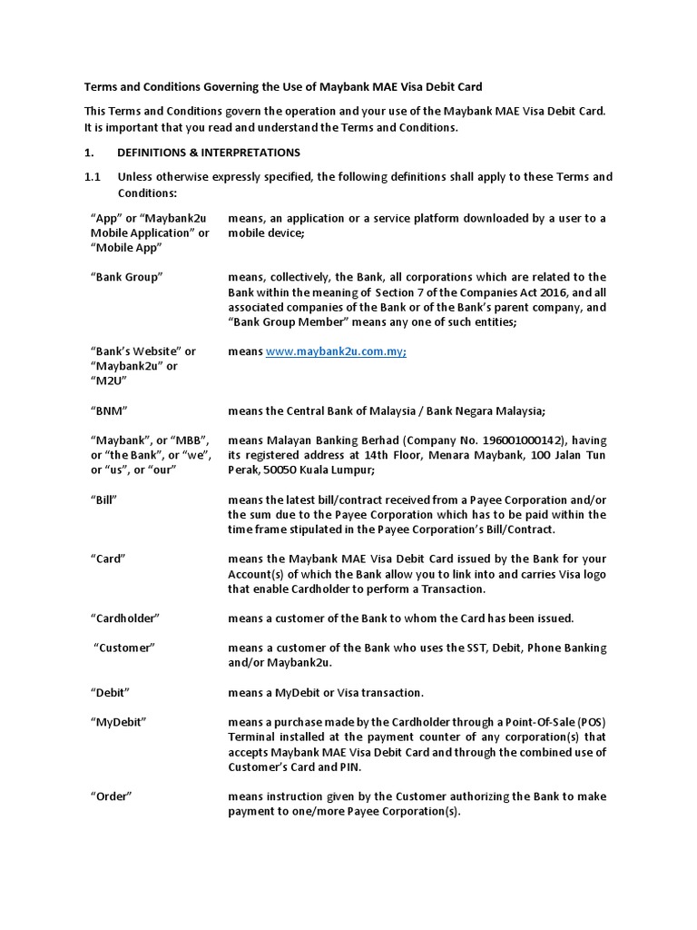 Mae Card Application | PDF