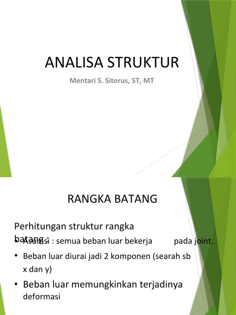 Pertemuan 5 - Analisa Struktur | PDF