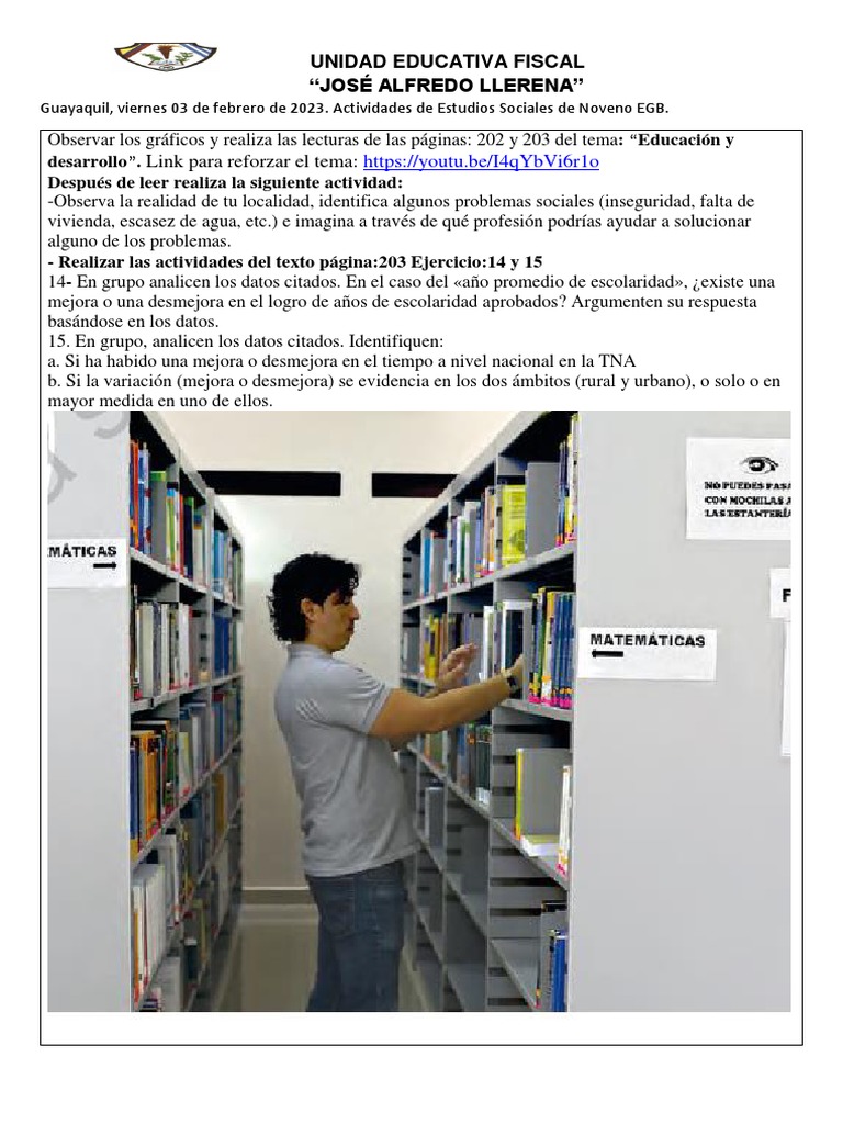 9no-Estudios Sociales 03-02-2023 | PDF