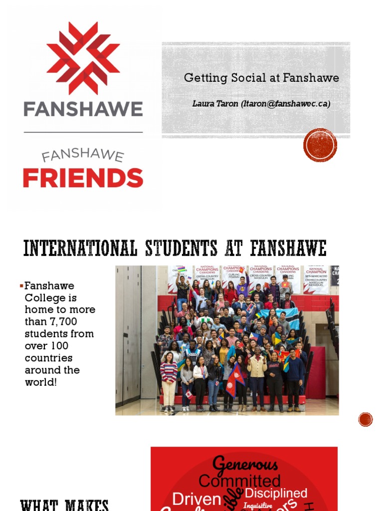 Fanshawe Friends: Connect & Thrive | PDF | Mentorship | Communication