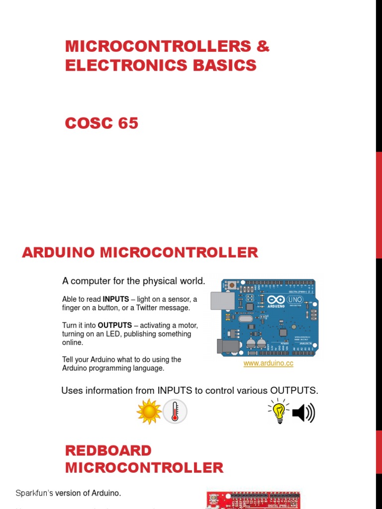 Week 5 6 Exploring Arduino PDF | PDF Week 5 6 Exploring Arduino PDF | PDF