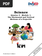 Science: Quarter 4, WK 1 - Module 1 | PDF | Projectiles | Force