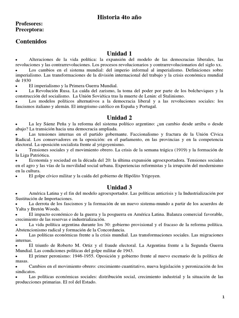 Historia 4to Año PDF | PDF