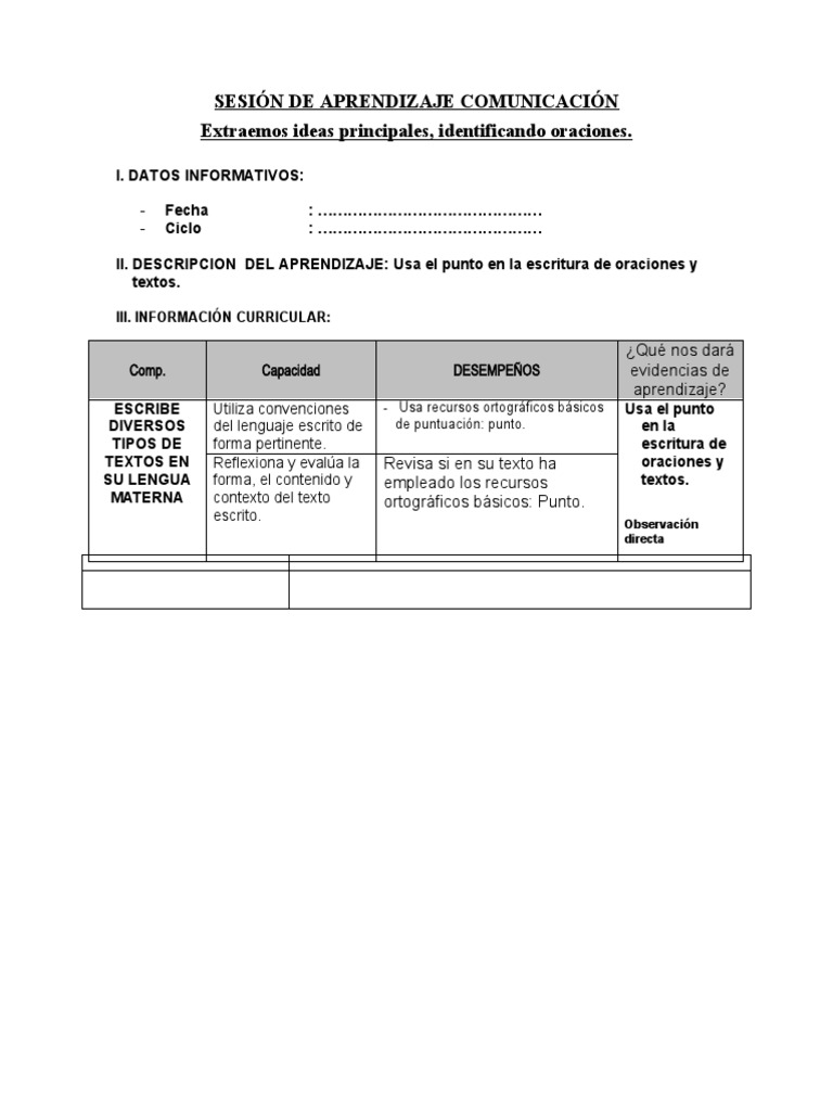 5 Identificamos Oracioes y Extraemos Ideas de Textos | PDF | Cereales ... 5 Identificamos Oracioes y Extraemos Ideas de Textos | PDF | Cereales ...
