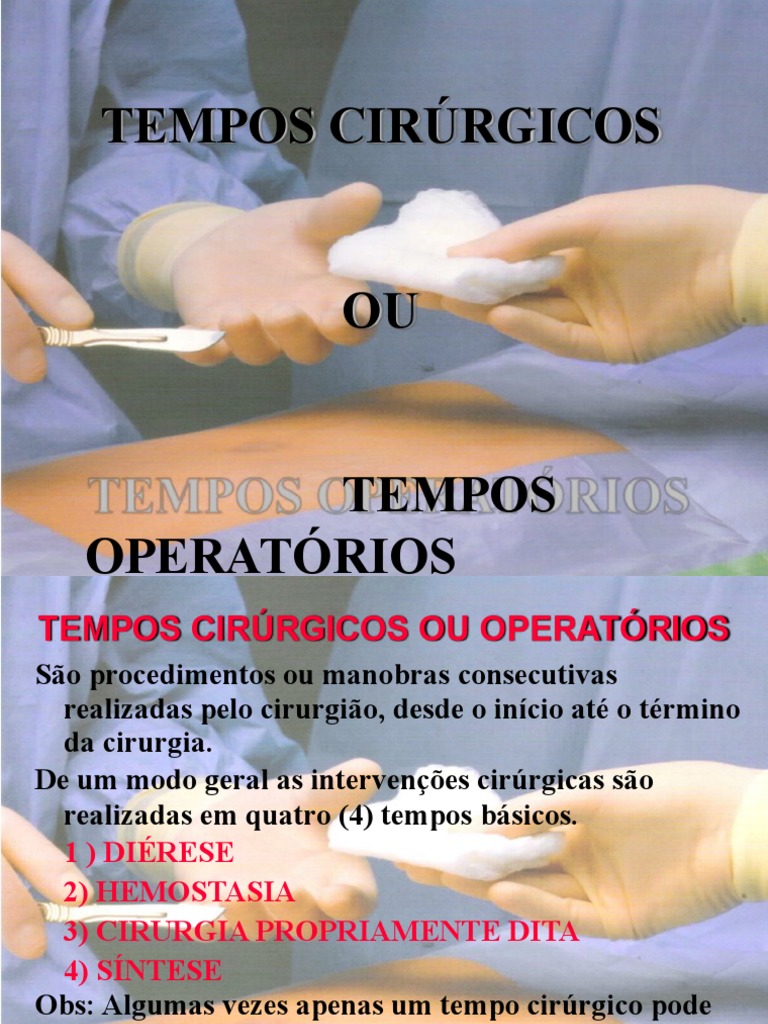 Tempos Cirurgicos | PDF Tempos Cirurgicos | PDF