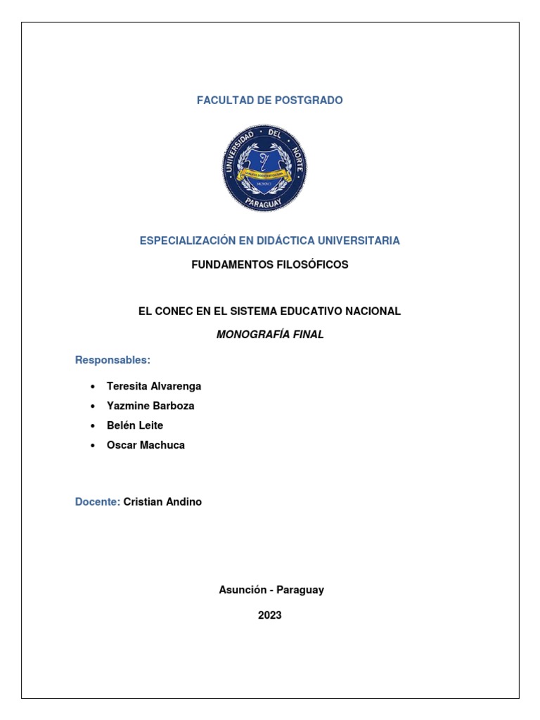 Monografía FFF | PDF
