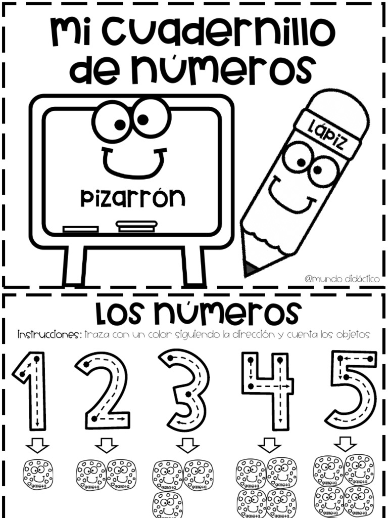 Cuadernillo Didáctico de Números 1-20 | PDF