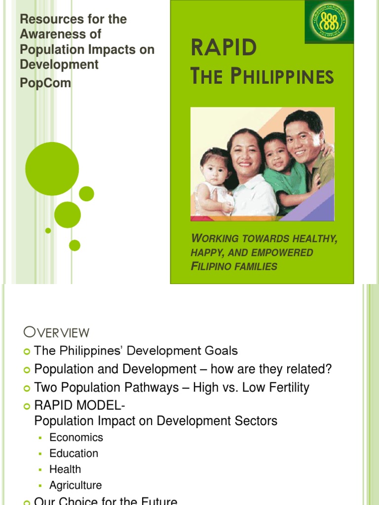 National 2010 RAPID-Presidential Term PDF | PDF | Family Planning | Economic Growth