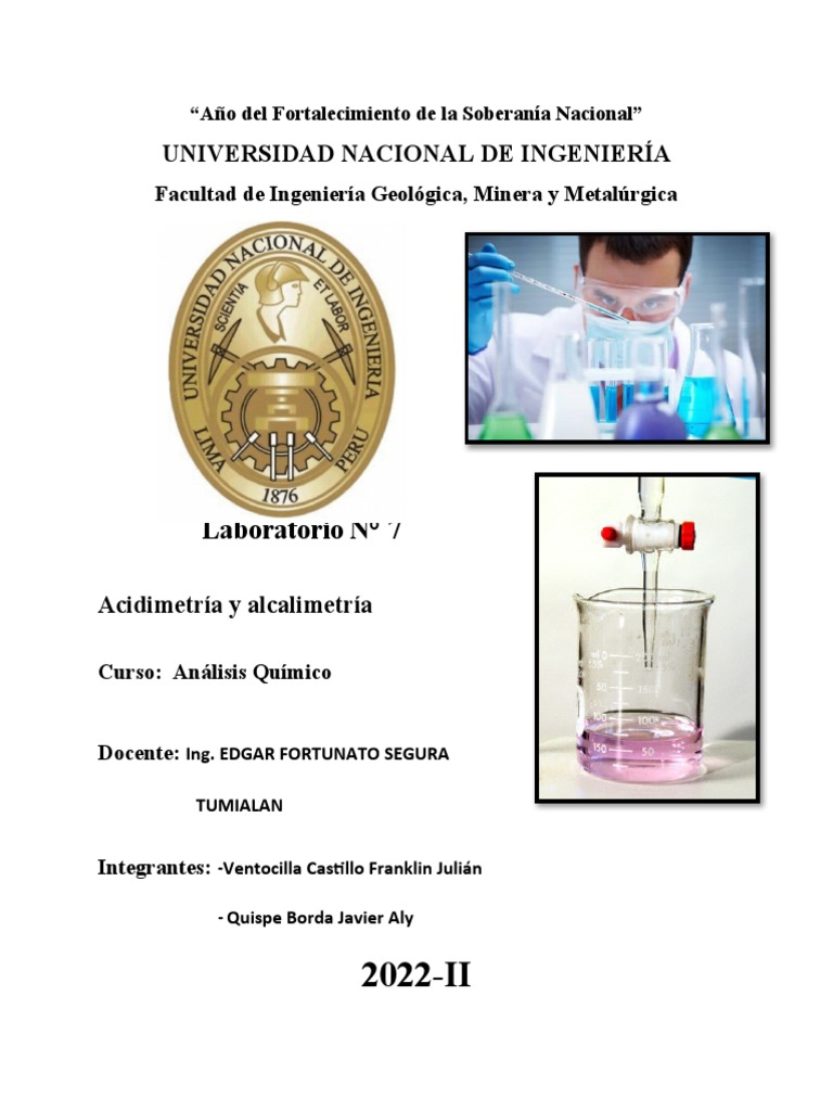 Acidimetría y Alcalimetría en Química | PDF