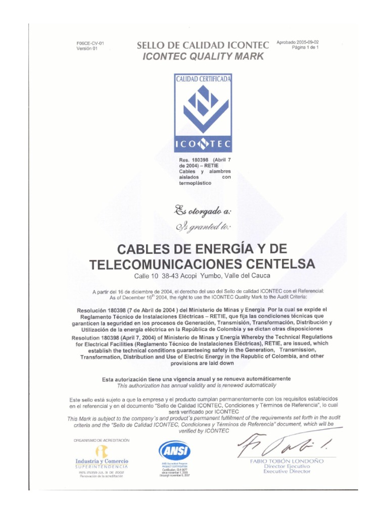 Centelsa 01 PDF | PDF