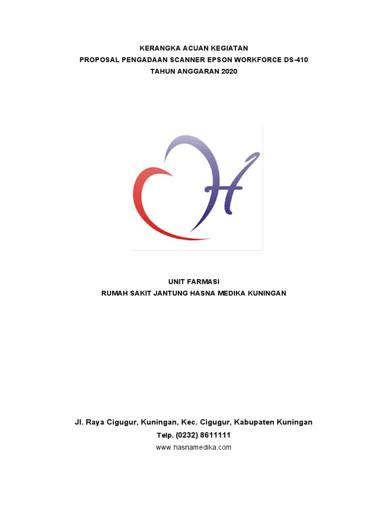 Proposal Pengadaan Scanner | PDF