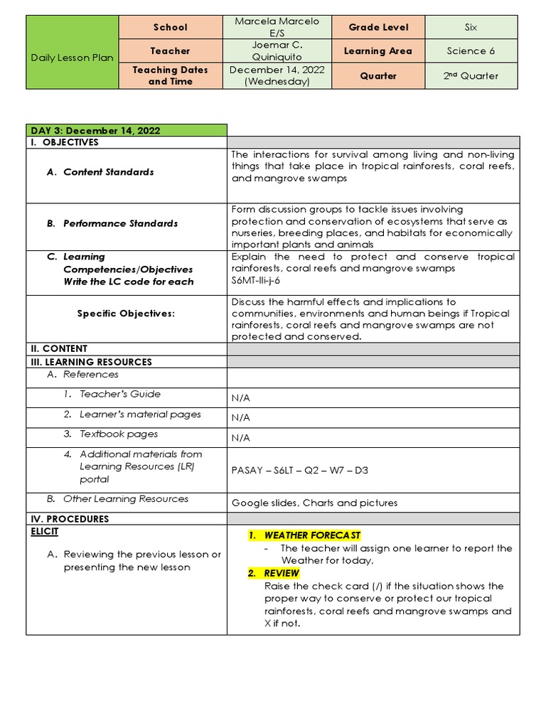 Exploring the Interactions and Importance of Protecting Tropical ...