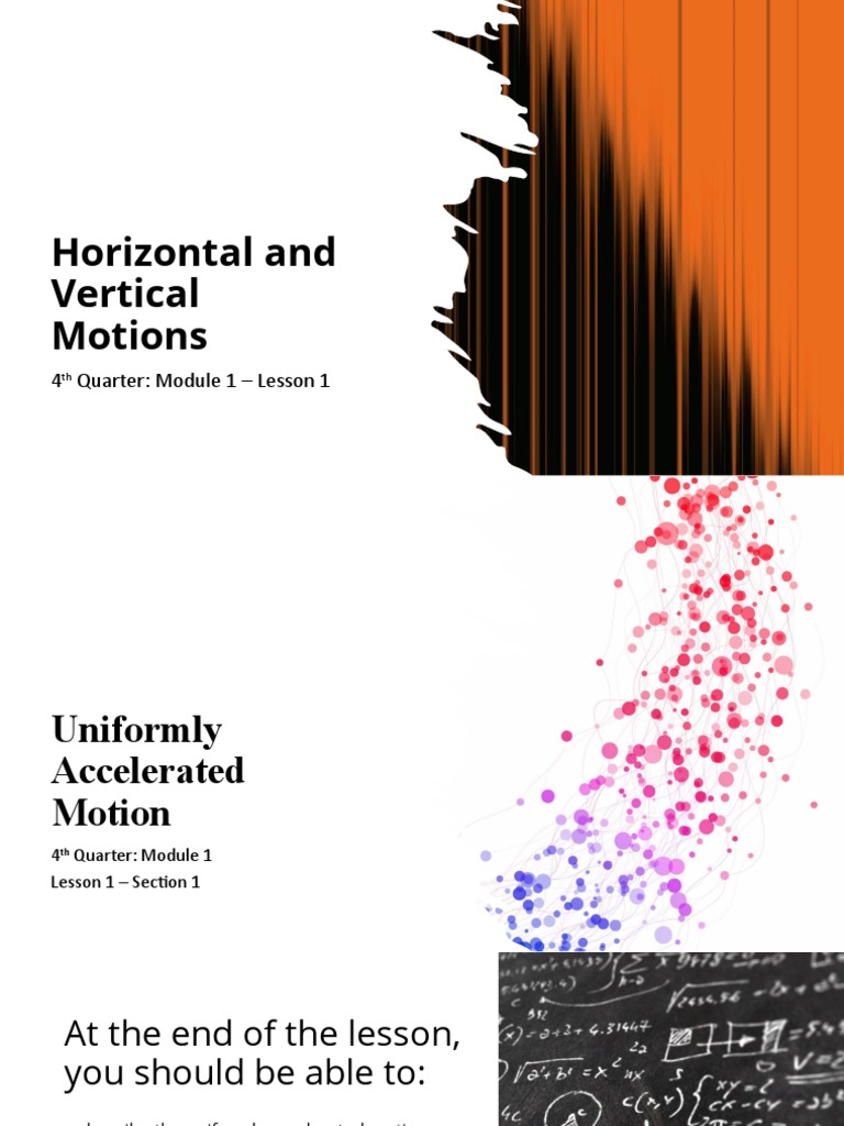 Uniformly Accelerated Motion Guide | PDF
