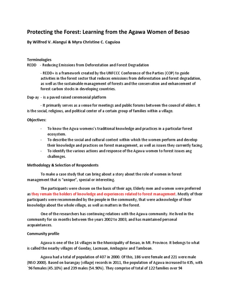 Protecting The Forest PDF | PDF