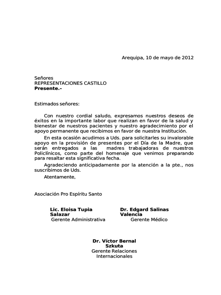 Carta Dia De La Madre Pdf Pdf