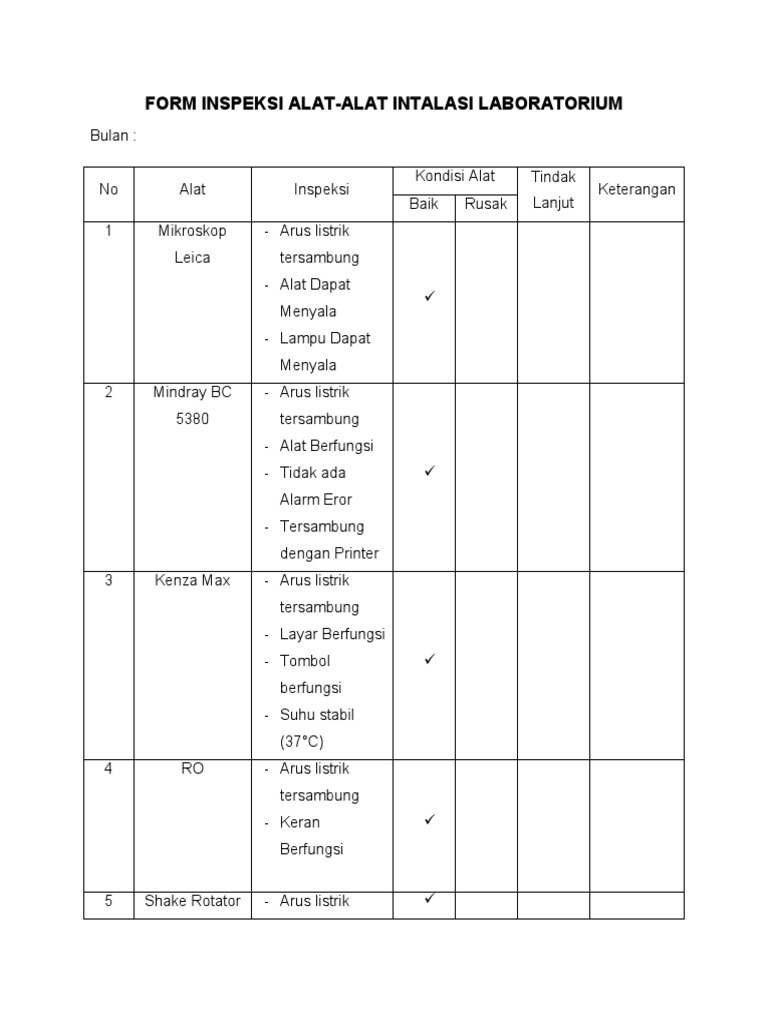 429049247-Form-Inspeksi-Alat.docx | PDF
