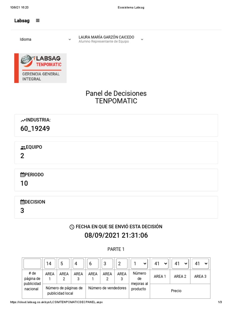 Ecosistema Labsag Tri 10 08-09-2021-1 | PDF