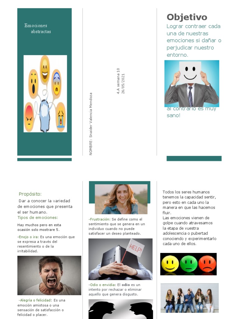 Emociones Dpcc Semana 10 Pdf 4689