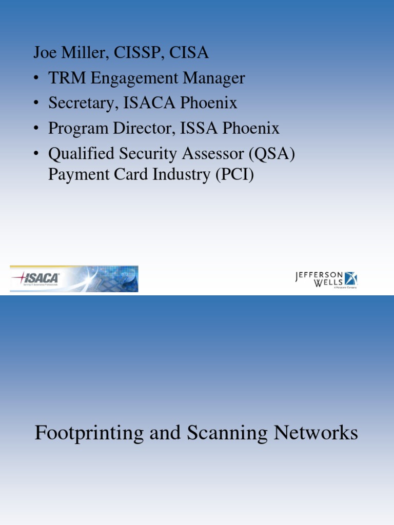 Methodology Footprinting&Scanning | PDF | Computers