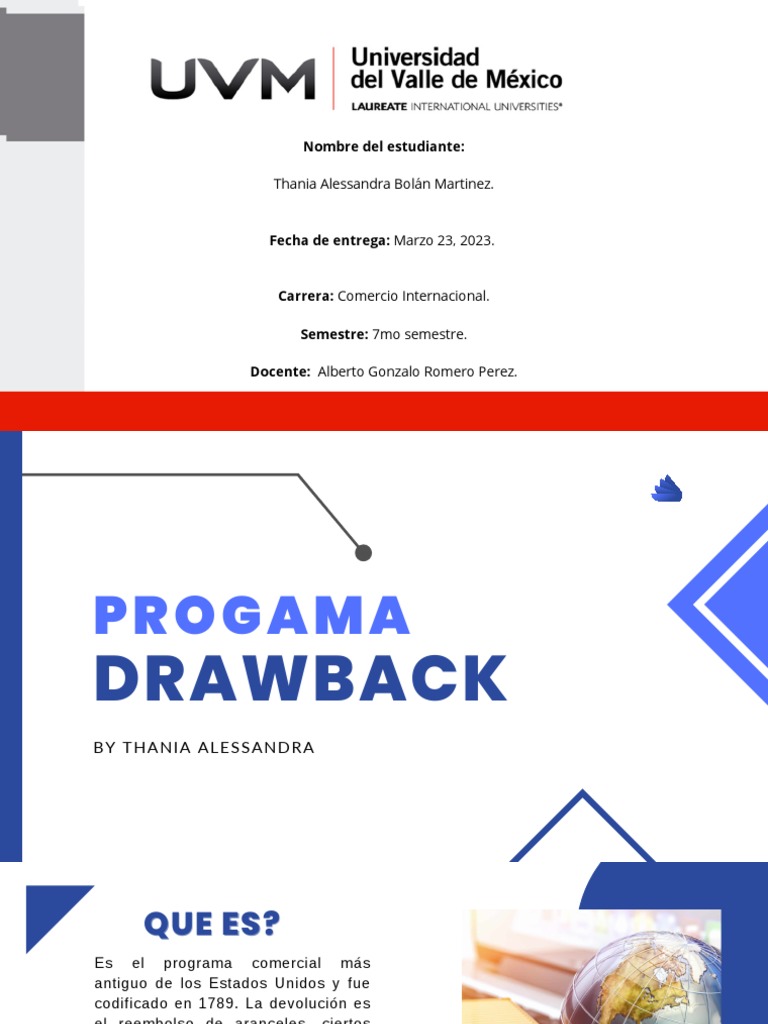 Drawback Tabm | PDF