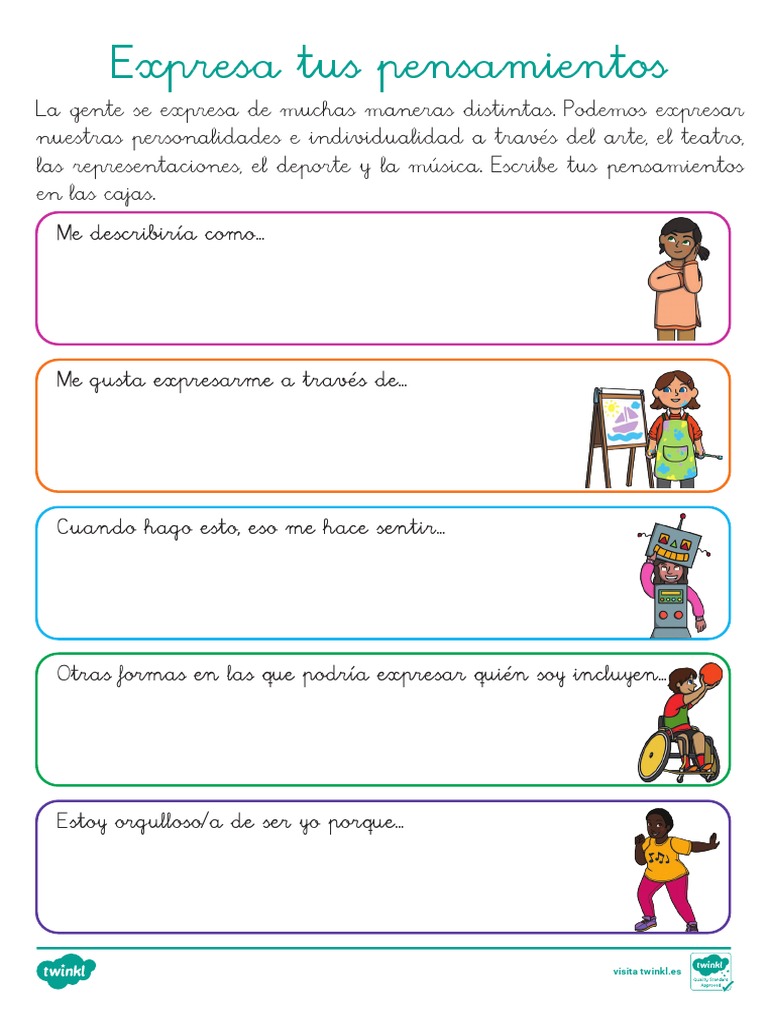 Ficha Expresate PDF | PDF