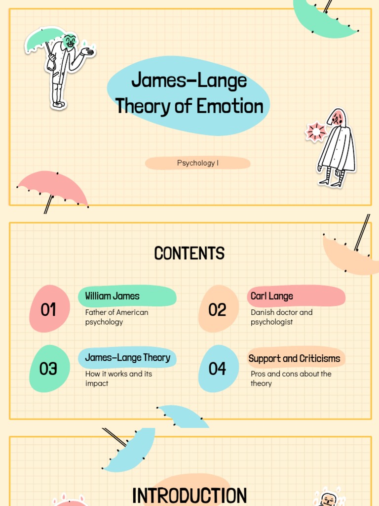 James-Lange Theory of Emotion PDF | PDF