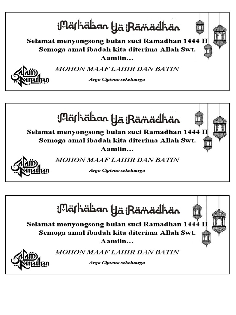 UCapan Megengan 1442 - 2023 | PDF