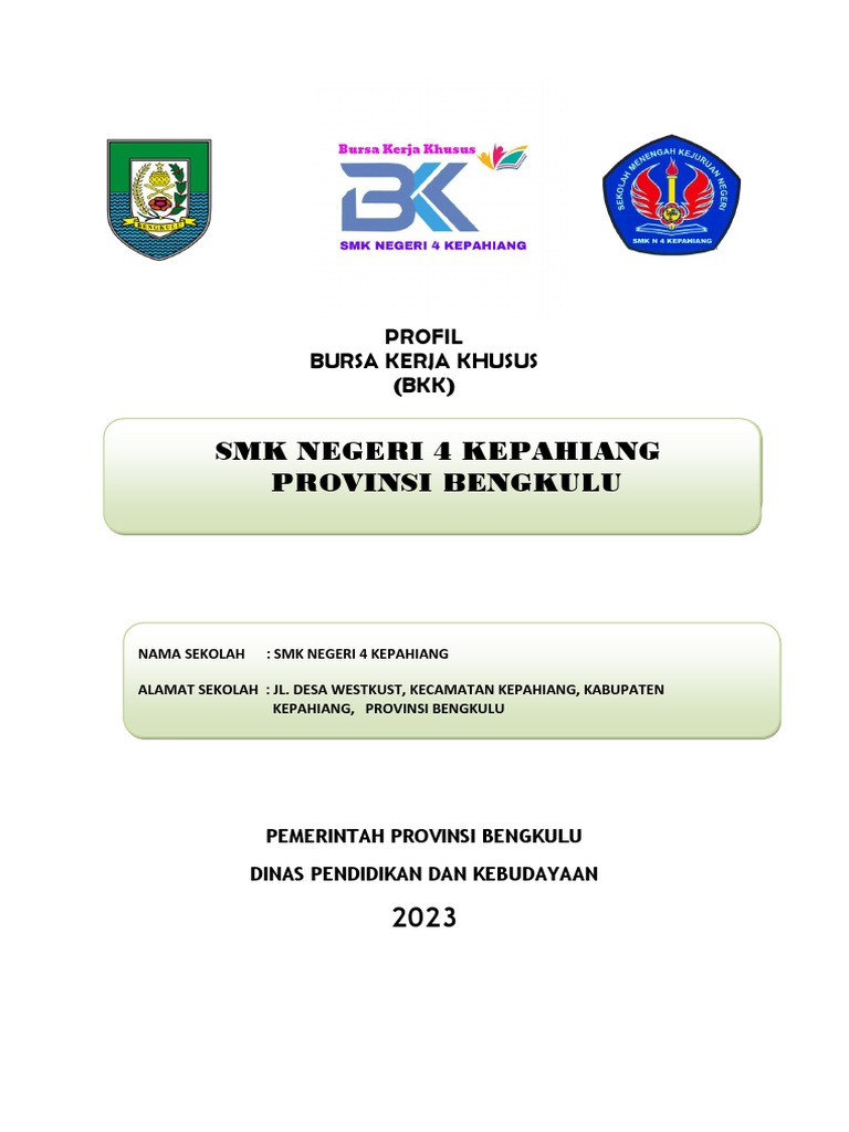 Bursa Kerja Khusus BKK SMKN 4 KPH | PDF