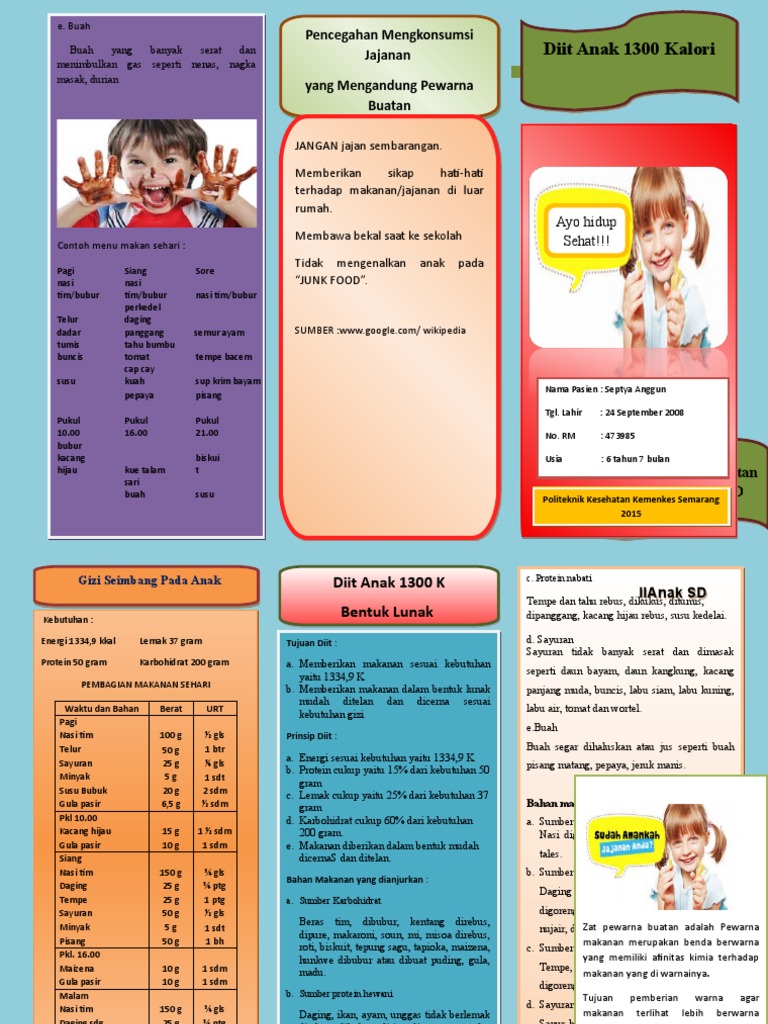 Leaflet Diit Anak | PDF