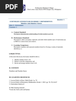 Third Quarter Lesson Plan Grade 3 | PDF