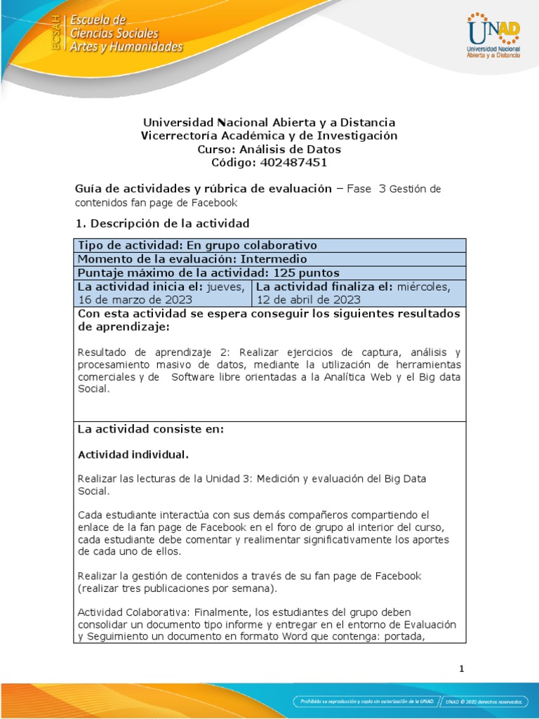 Guía de Actividades y Rubrica de Evaluación - Unidad 3 - Fase 3 ... Guía de Actividades y Rubrica de Evaluación - Unidad 3 - Fase 3 ...