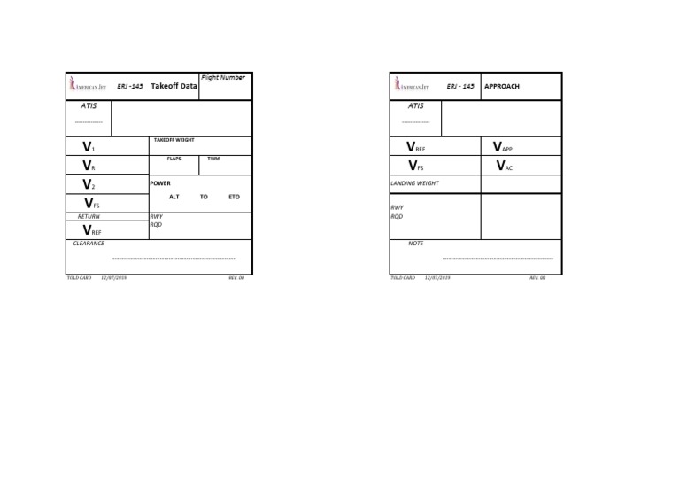 Takeoff Data PDF | PDF