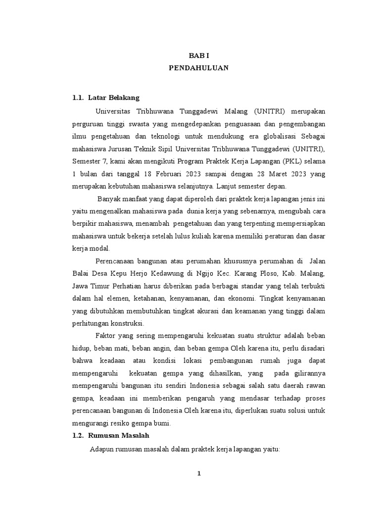 Laporan Okta Bombo-1 | PDF