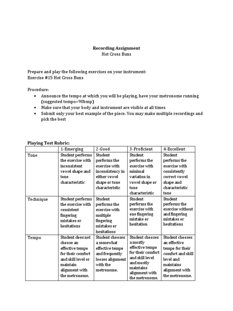 Assessment Rubric | PDF