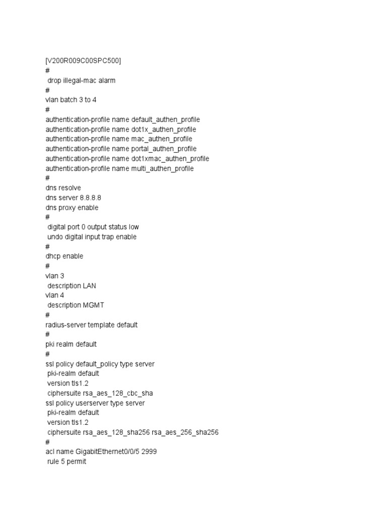 Har550 SW 1.cfg | PDF | Port (Computer Networking) | Hypertext Transfer Protocol