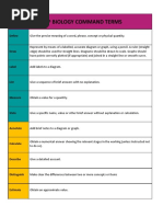 Aqa Science Gcse Command Words | PDF | Question | Knowledge