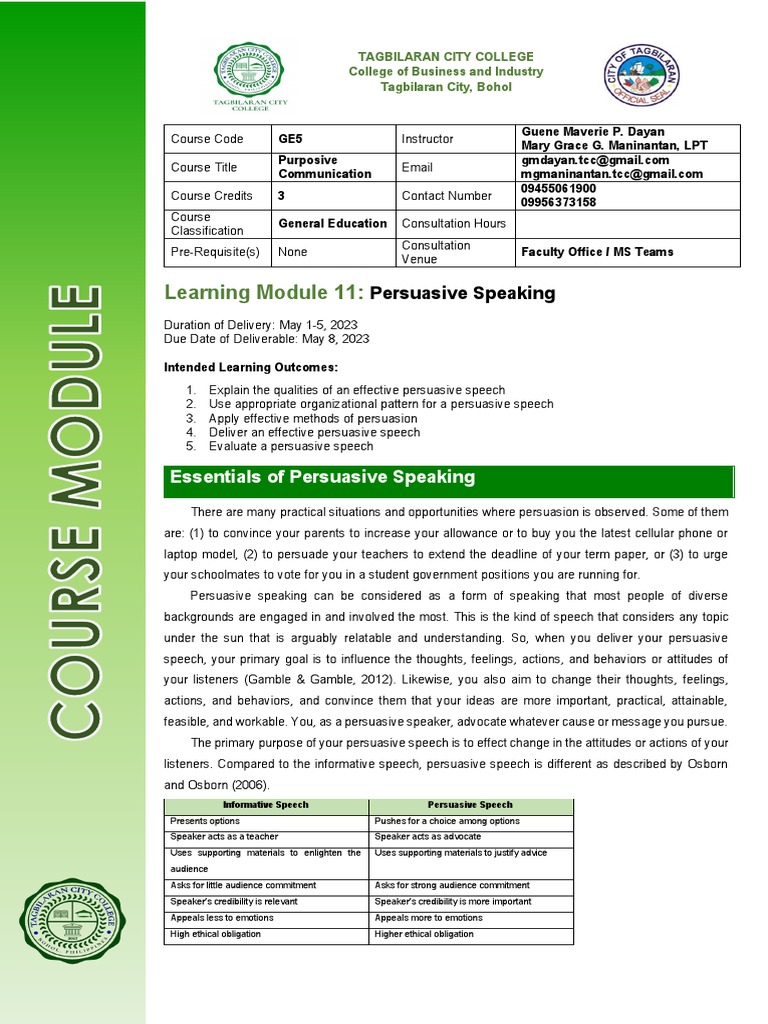 GE5 - Module 11 - S2 2022 2023 PDF | PDF